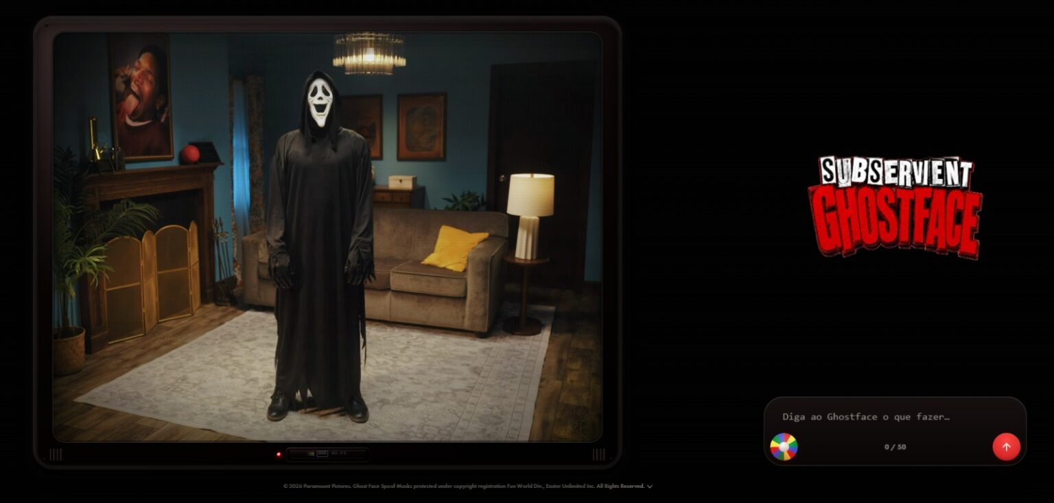 Todo Mundo em Pânico lança site em que os fãs podem mandar no Ghostface ...