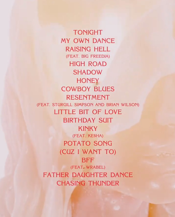 Kesha divulga tracklist do inédito High Road, álbum que será lançado em ...